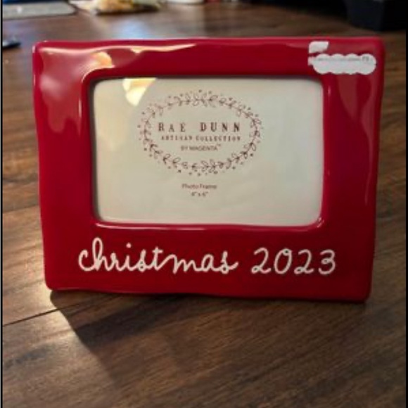 Rae Dunn | Accents | Rae Dunn Red Christmas 223 4x6 Photo Frame | Poshmark